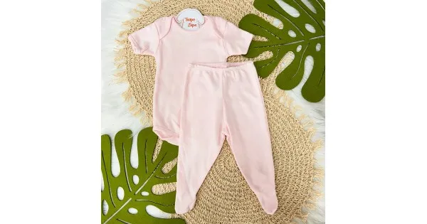 Conjunto Basic Curto Rosa Claro